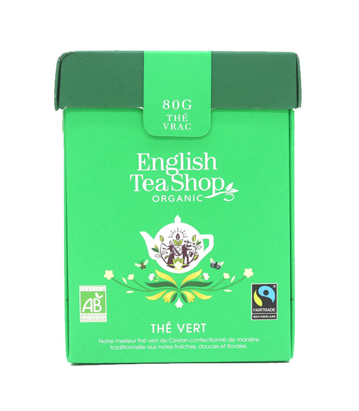 Thé Vert Bio 80g vrac | English Tea Shop